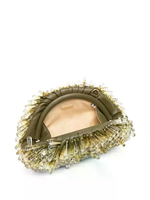 Cult Gaia Jaala Nano Beaded Crossbody Bag - Green