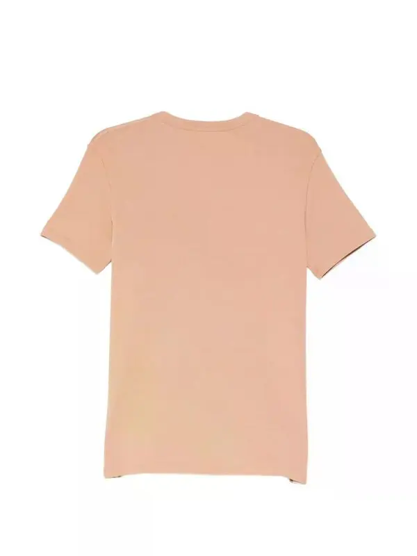 TOM FORD Logo-patch T-shirt - Brown