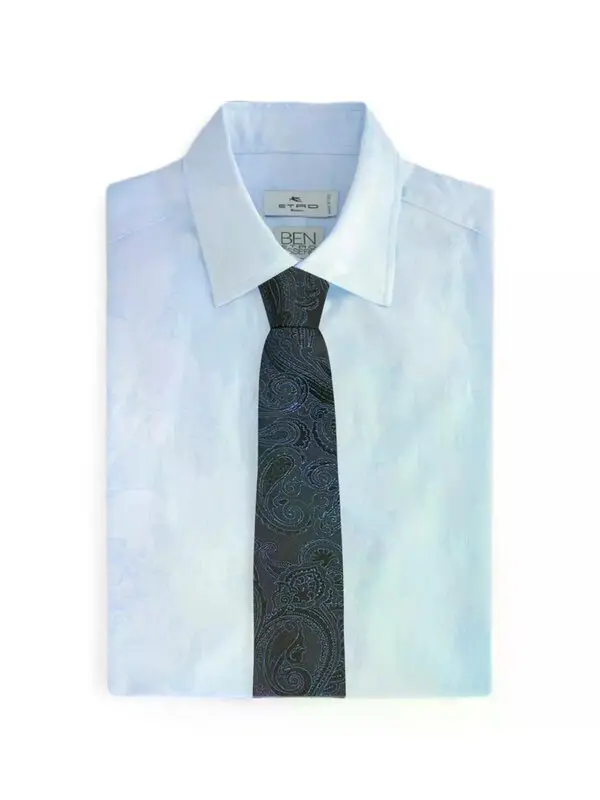Etro Silk Jacquard Tie With Paisley Motif