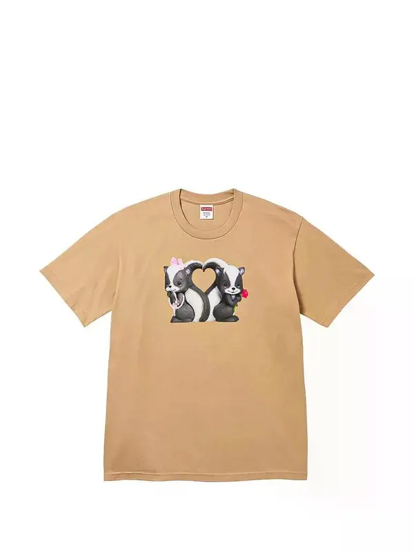 Supreme Skunk Graphic-print T-shirt - Neutrals