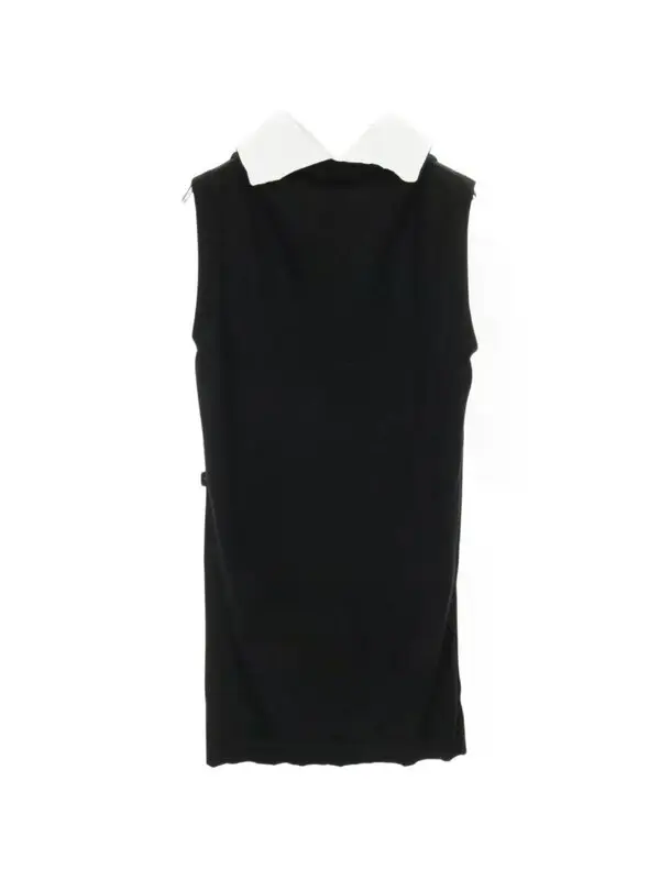 LOUIS VUITTON 2010s Sleeveless Collared Mini Dress
