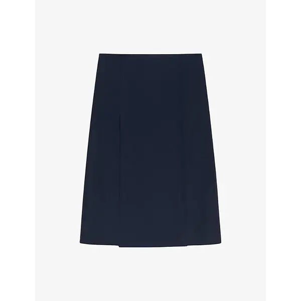 Marni Techno Wool-blend Midi Skirt - 00b99