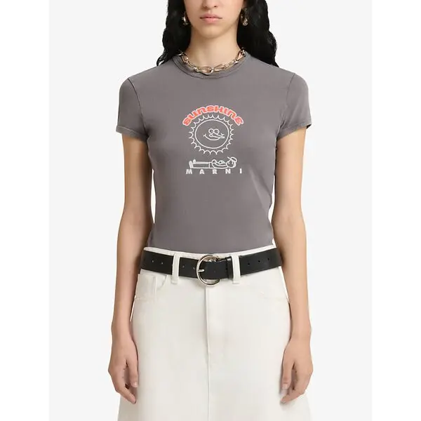 Marni Sunshine Print Cotton T-shirt
