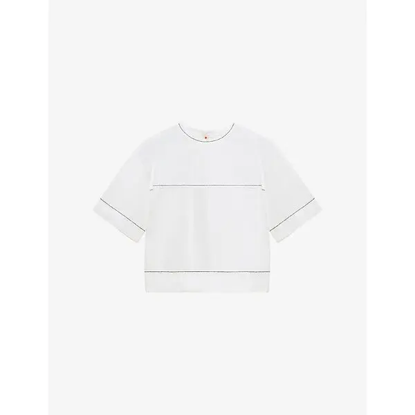 Marni Exposed Seams Cotton T-shirt - 00w01