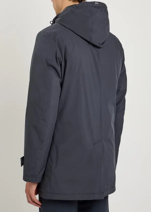 Herno Waterproof Padded Hooded Shell Jacket