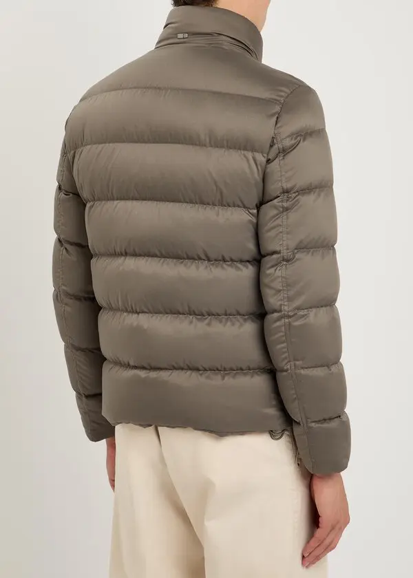 Herno Padded Fur-collar Shell Jacket