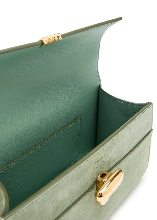 Savette Symmetry Suede Pochette
