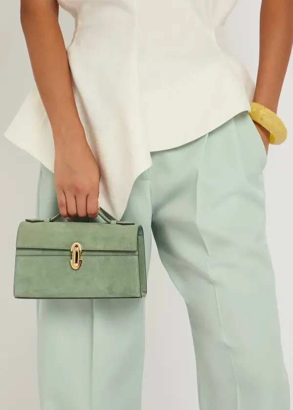 Savette Symmetry Suede Pochette