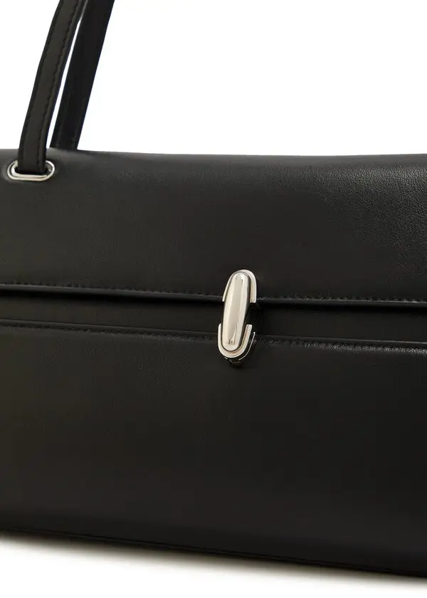 Savette Trapeze Leather Shoulder Bag