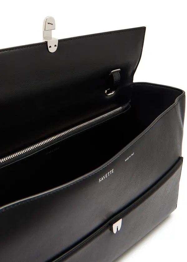 Savette Trapeze Leather Shoulder Bag
