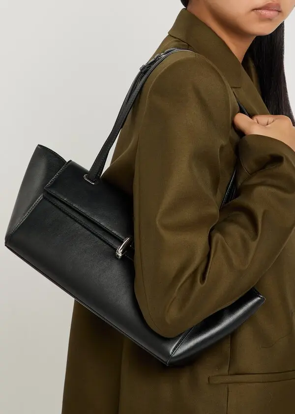 Savette Trapeze Leather Shoulder Bag
