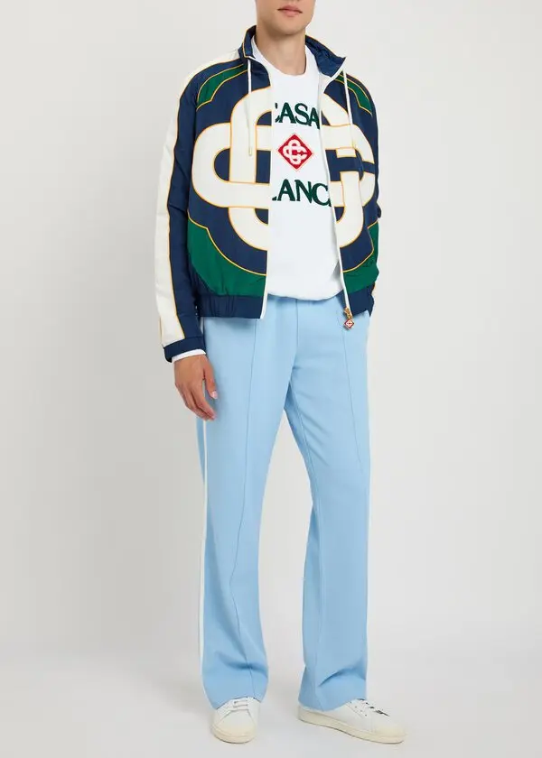 Casablanca Logo Colourblock Shell Jacket