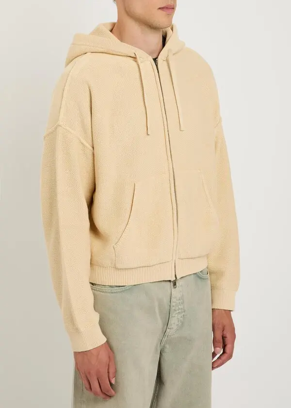 PICANTE Senna Logo Cotton-knit Zip-through Hoodie