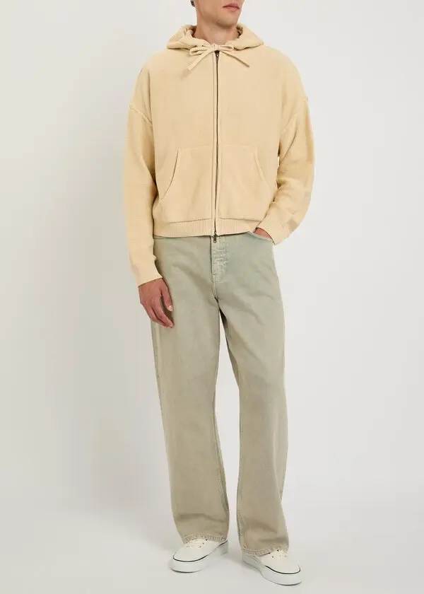 PICANTE Senna Logo Cotton-knit Zip-through Hoodie