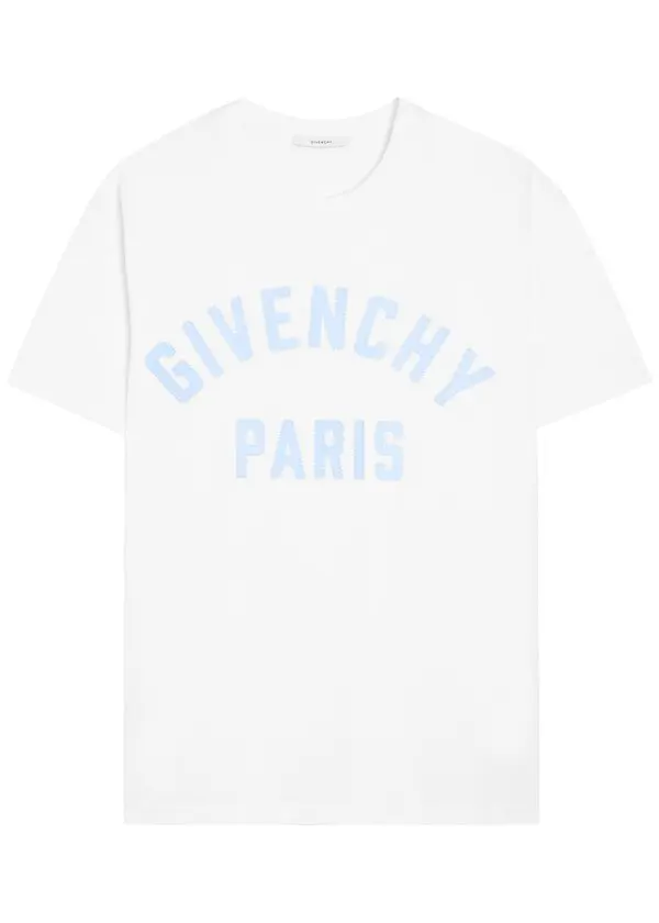 Givenchy Logo-appliquéd Cotton T-shirt - White