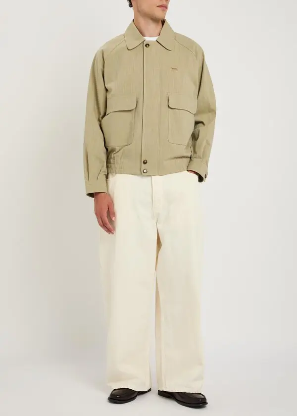 Drole De Monsieur Blouson Raglan Canvas Jacket