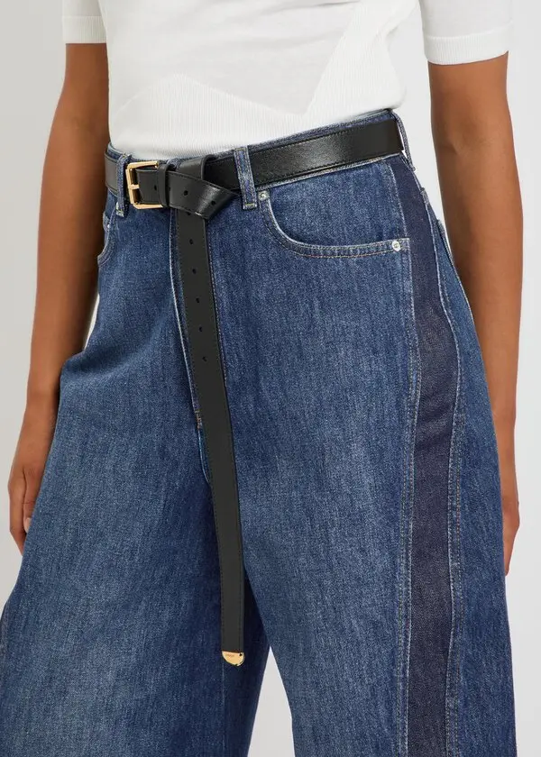 Givenchy Panelled Barrel-leg Jeans