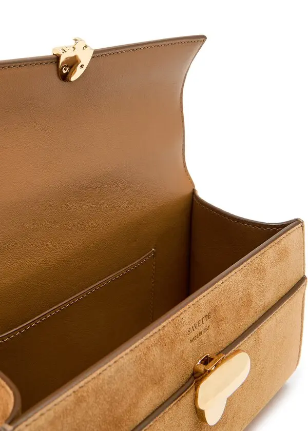 Savette Symmetry Suede Pochette