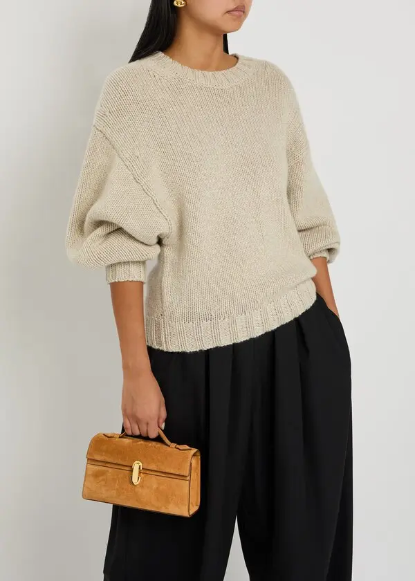 Savette Symmetry Suede Pochette
