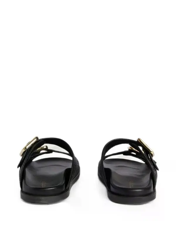 Momoni Buckle-fastening Raffia Sandals