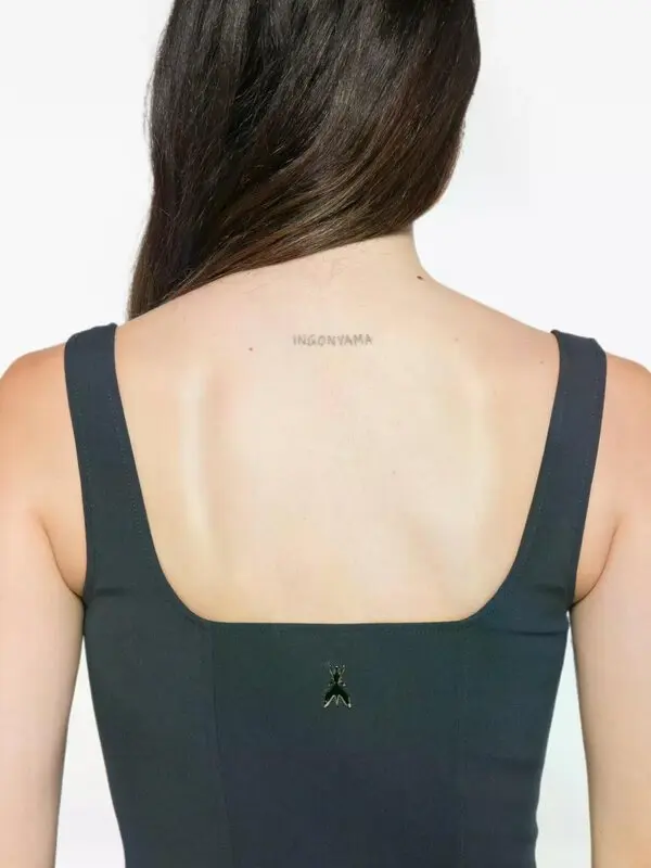 Patrizia Pepe Button-up Stretch-crêpe Top