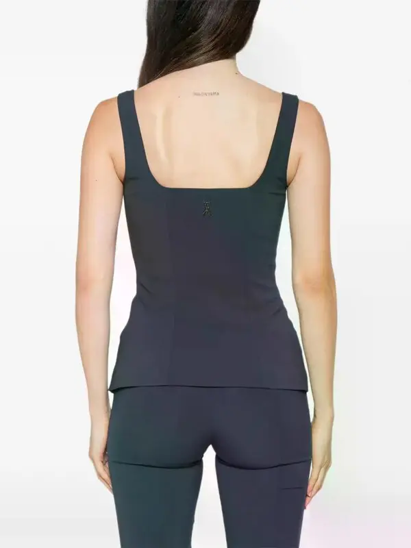 Patrizia Pepe Sleeveless Stretch-crêpe Top