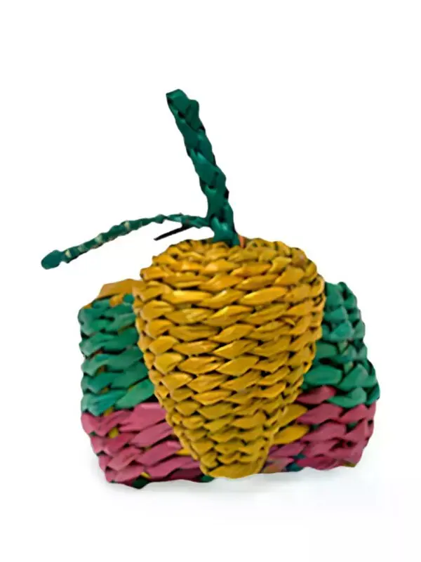 BITOSSI HOME Tutti Frutti Woven Napkin Rings - Green
