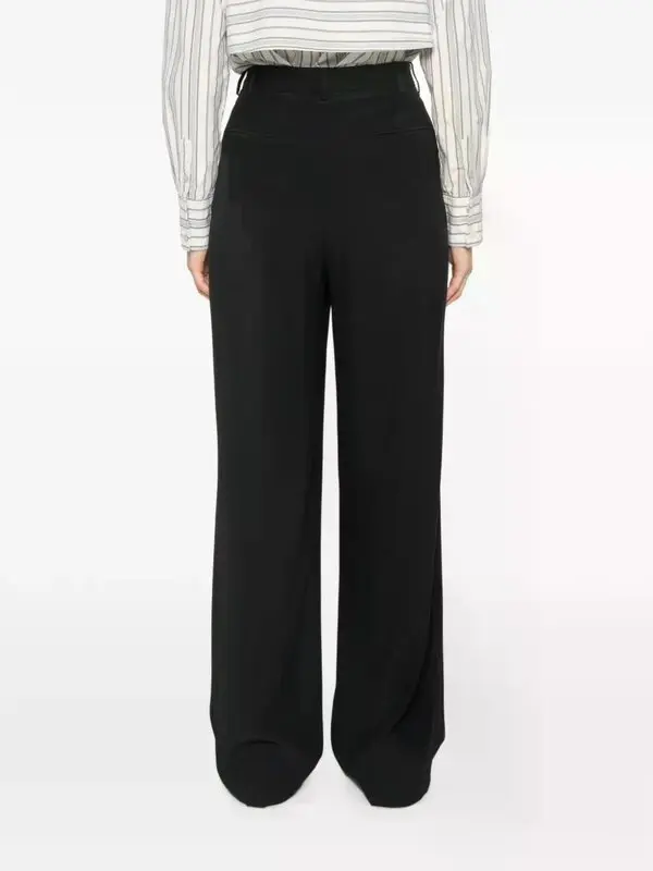 N°21 Pleated Wide-leg Trousers