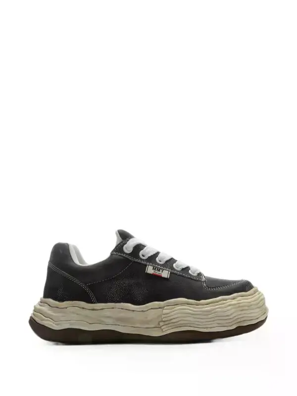 Mihara Yasuhiro Oliver Og Sole Shrink Sneakers - Black