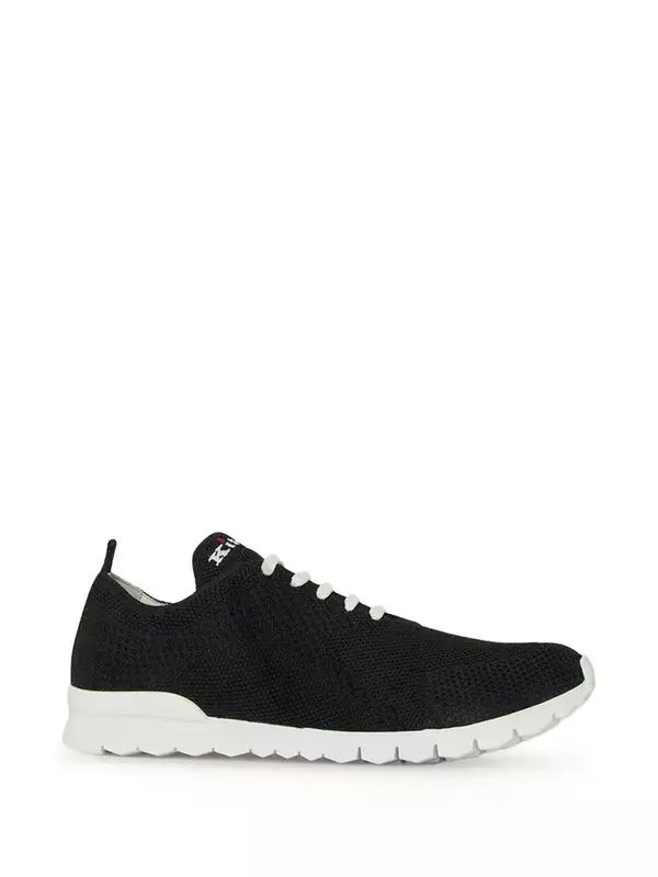 Kiton Knitted Running Sneakers - Black
