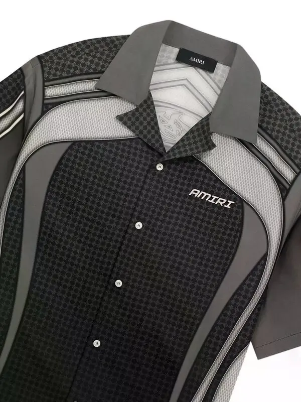 Amiri Sport Panel Os Camp Shirt