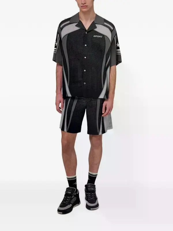 Amiri Sport Panel Os Camp Shirt