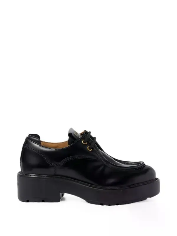 Miu Miu Logo-detail Platform Derby Shoes