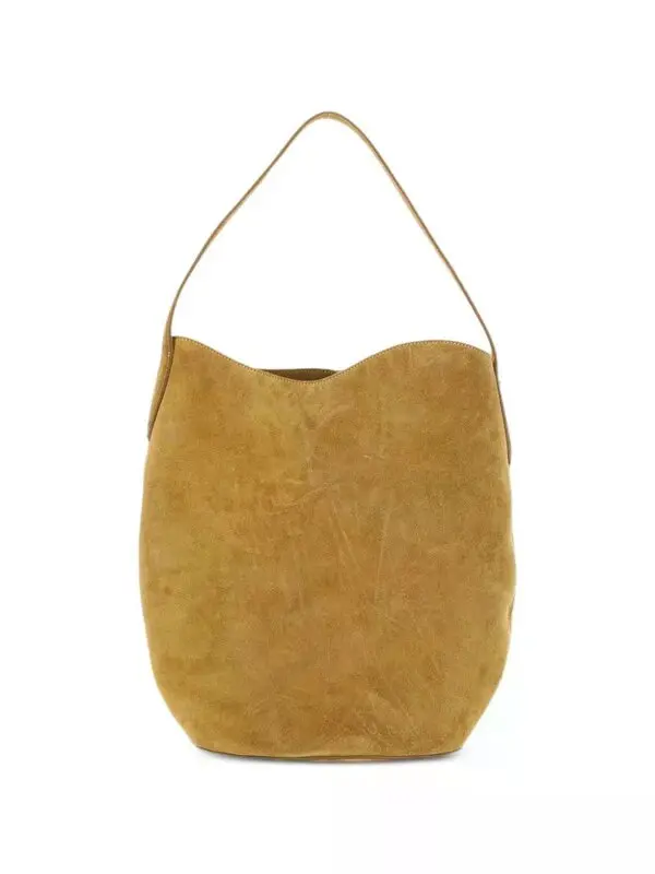 LIFFNER Large Leather Bucket Bag - Neutrals