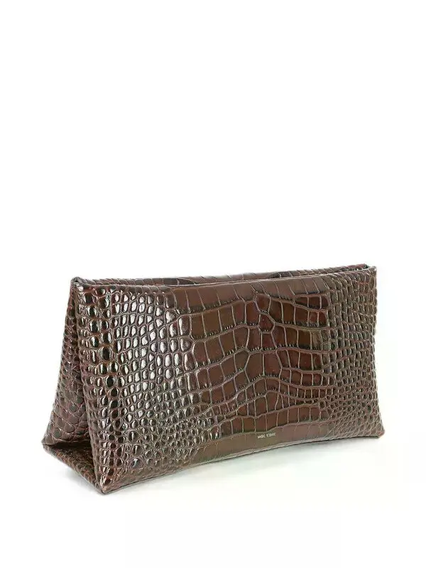 MOULIEBRE Croc-effect Leather Clutch Bag