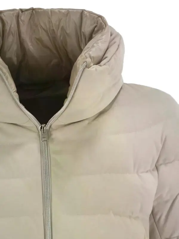 Herno Padded Calf Suede-effect Jacket