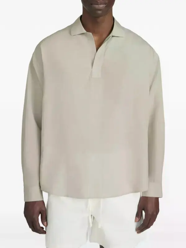 FRAME Long-sleeve Polo Shirt