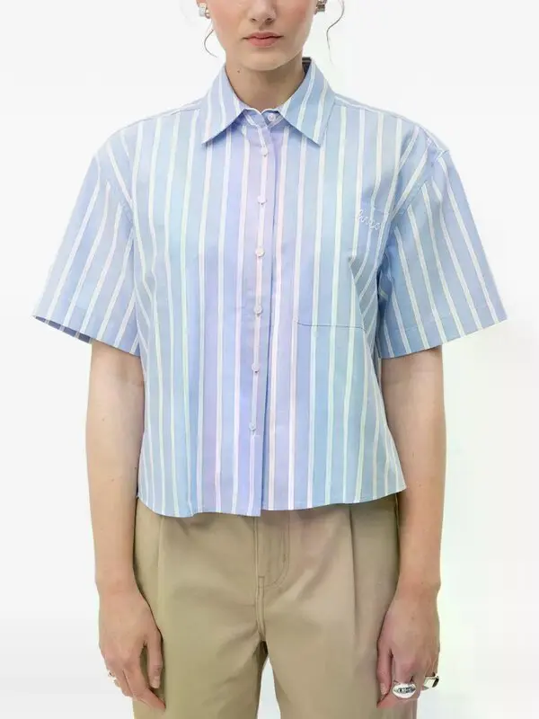 Hugo Vertical-stripe Short-sleeve Shirt
