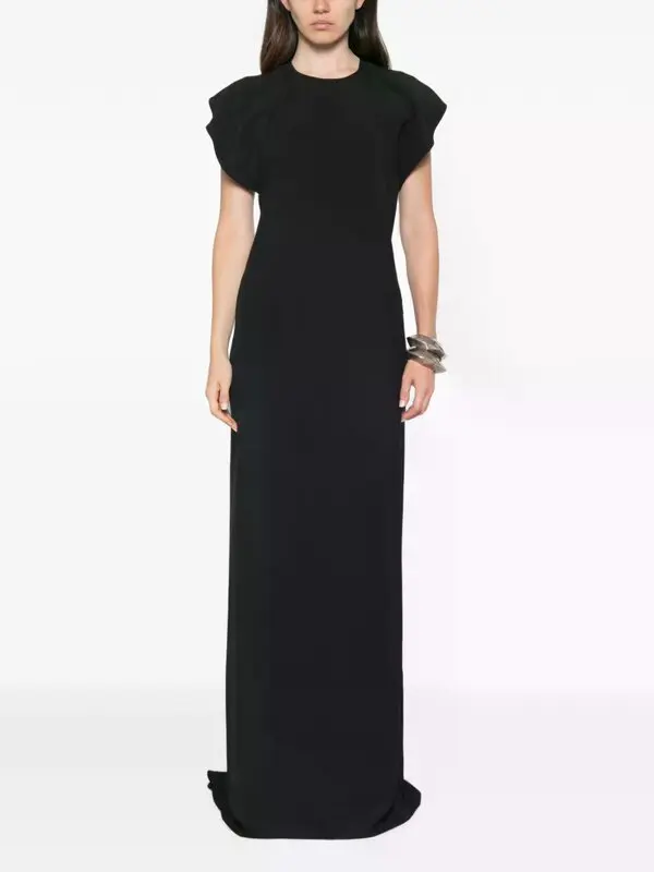 N°21 Open-back Ruffled Maxi Dress