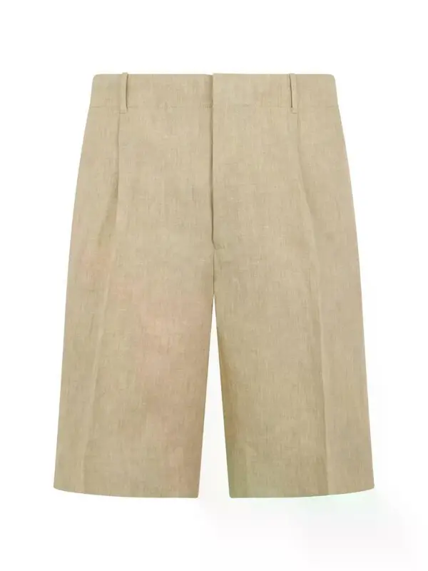 SLOWEAR Pleated Tailored Shorts