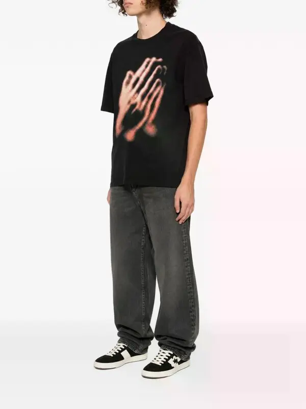 MELT Graphic-print T-shirt - Black
