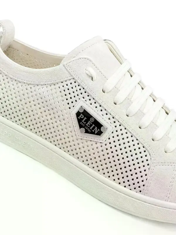 Philipp Plein Perforated Suede Sneakers