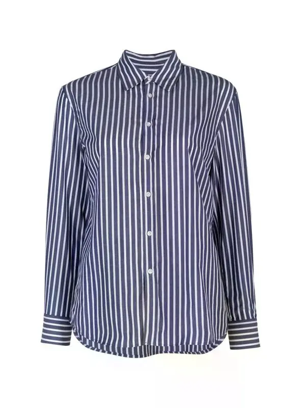 NILI LOTAN Raphael Striped Shirt - Blue