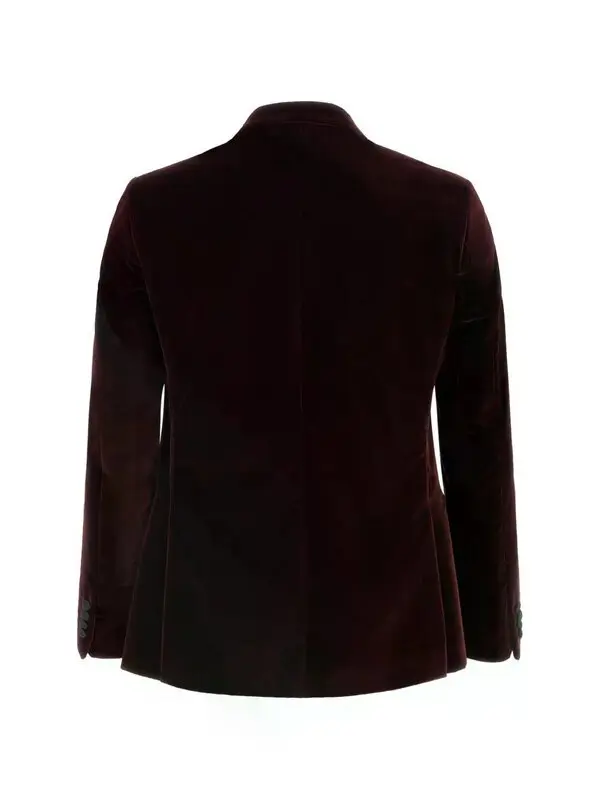 Pal Zileri Velvet Single-breasted Blazer