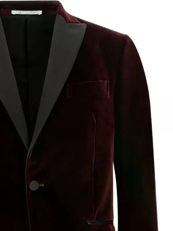 Pal Zileri Velvet Single-breasted Blazer