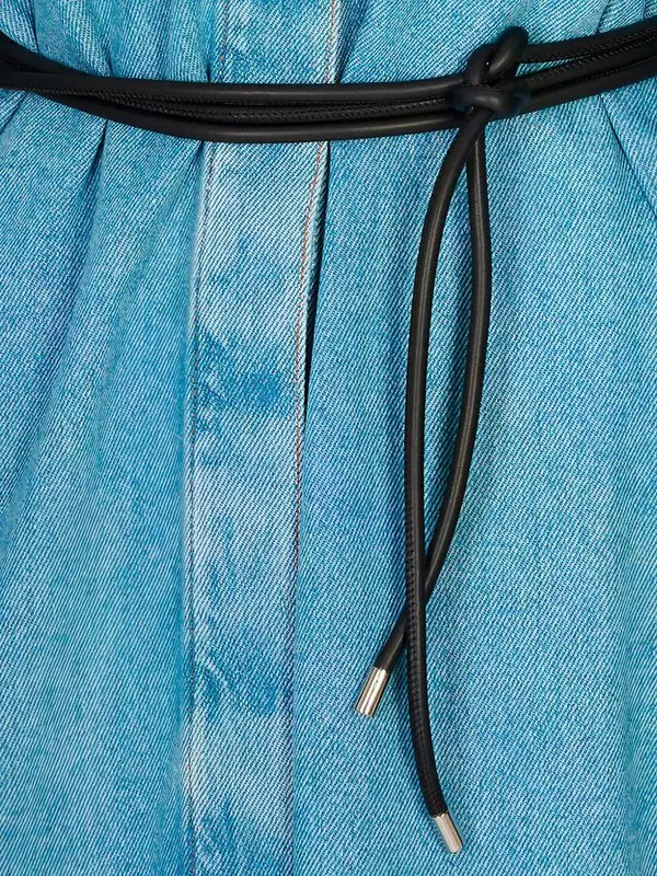 Sportmax Belted Denim Shirt
