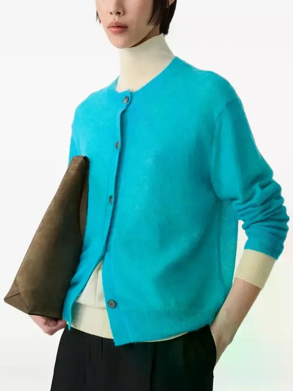 Studio Nicholson Callen Brushed-effect Cardigan