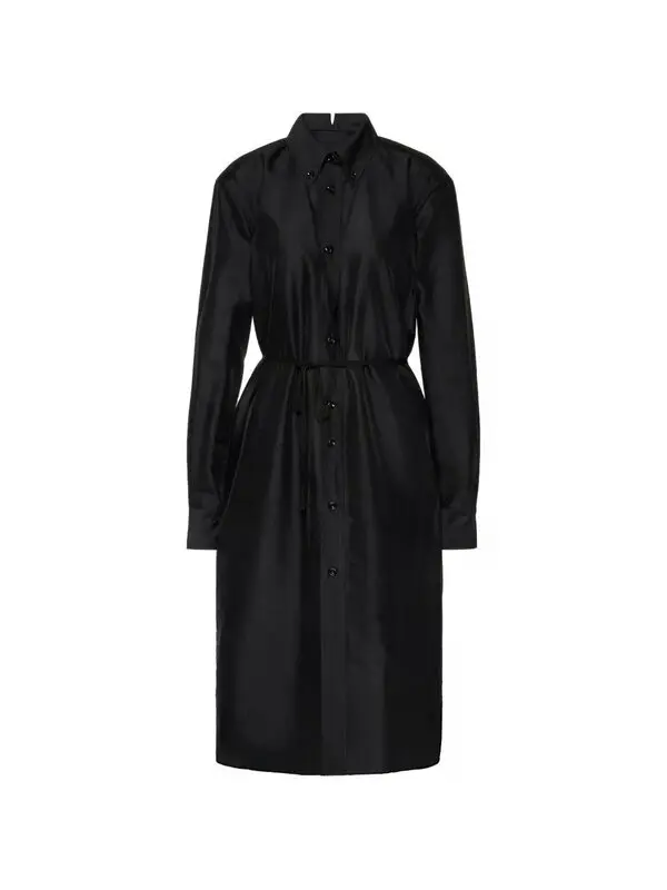 MAISON MARGIELA Fold-collar Midi Dress