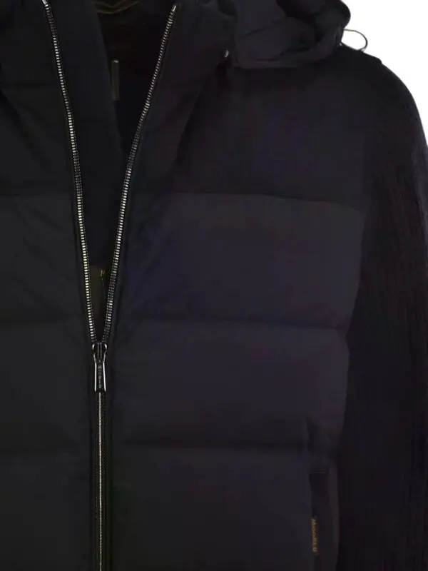MOORER Allori-lsm Quilted Rib-knit Jacket