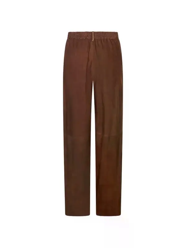 Fabiana Filippi Suede Wide-leg Trousers